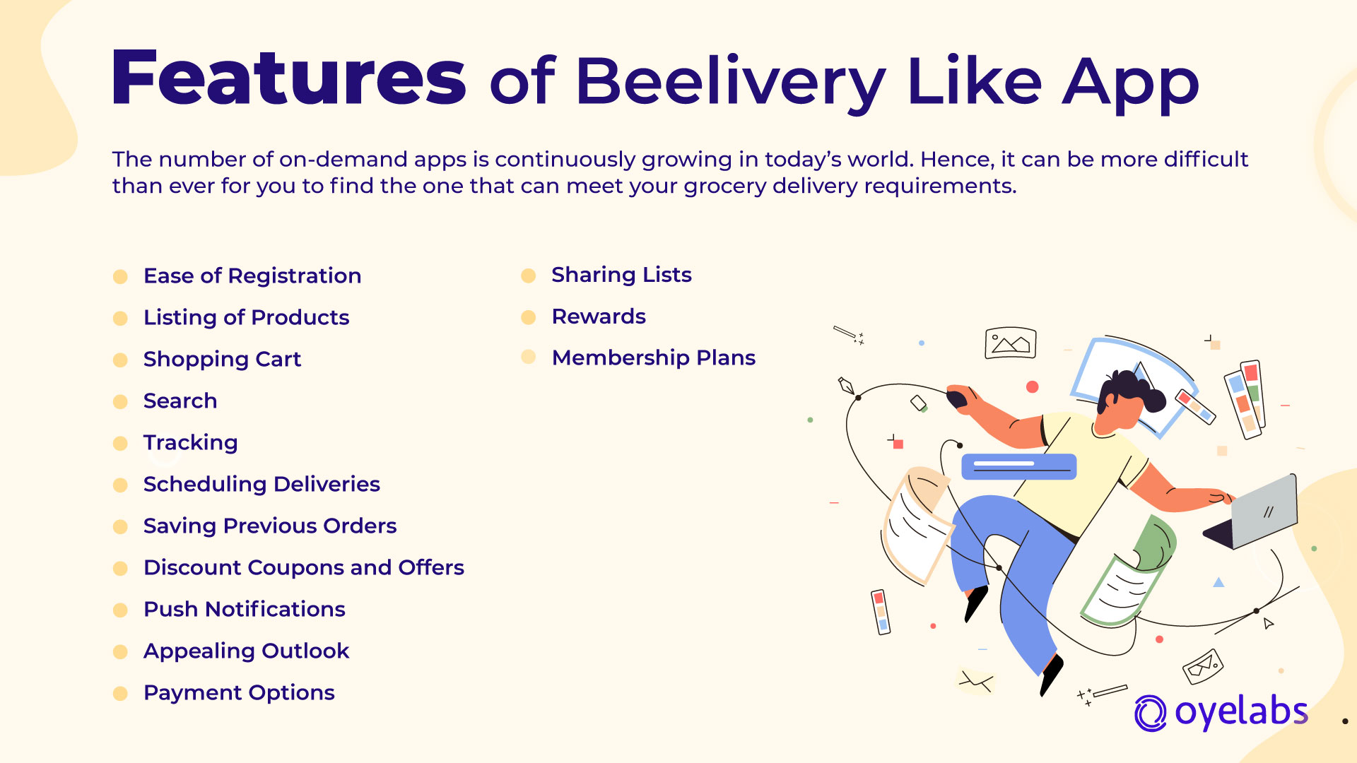 How To Create An App Like Beelivery For Same Day Grocery Delivery?