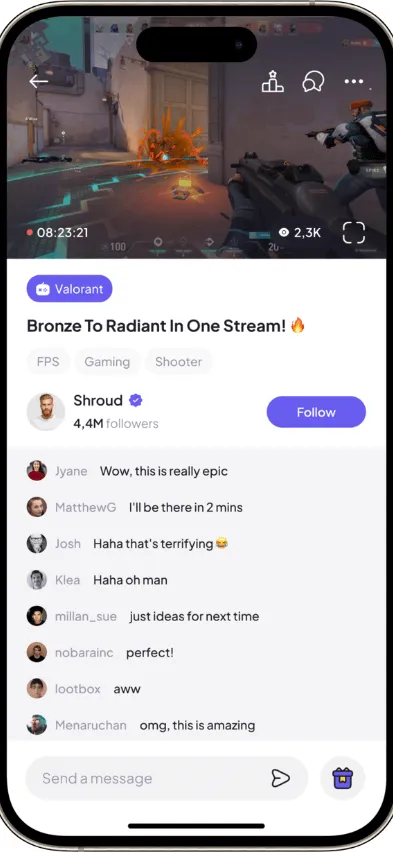 Twitch Clone Launch Live Streaming App Like Twitch