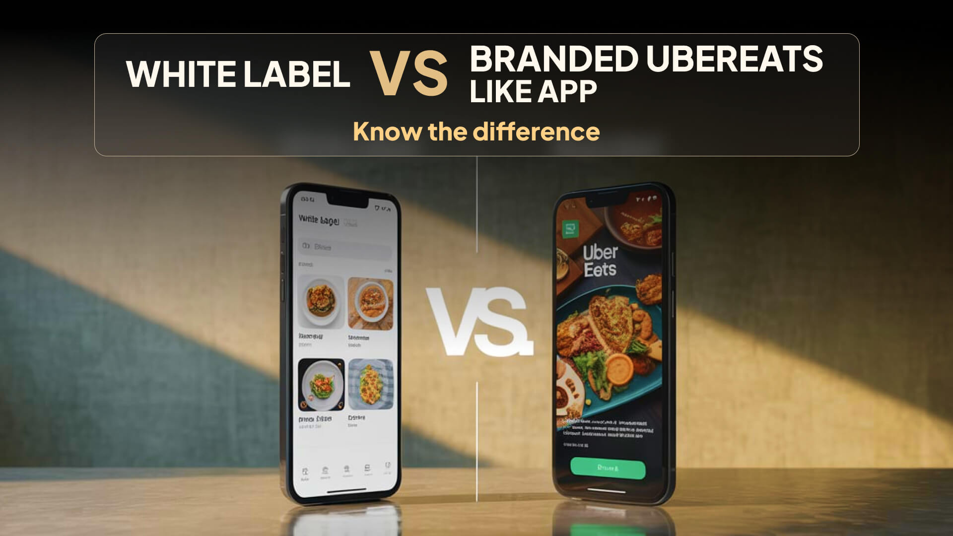 White Label vs. Branded App Like UberEats- Key Differences
