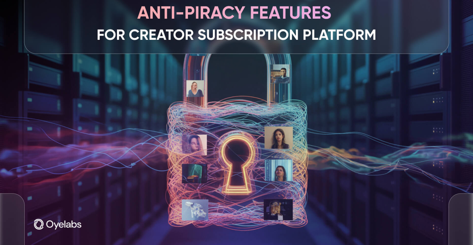 Anti-Piracy Features for Creator Subscription Platform Content