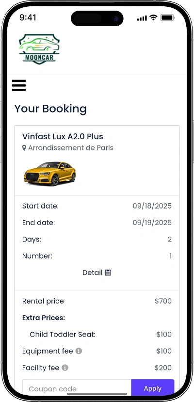 Turo Clone - Ready-To-Go White Label Car Rental App
